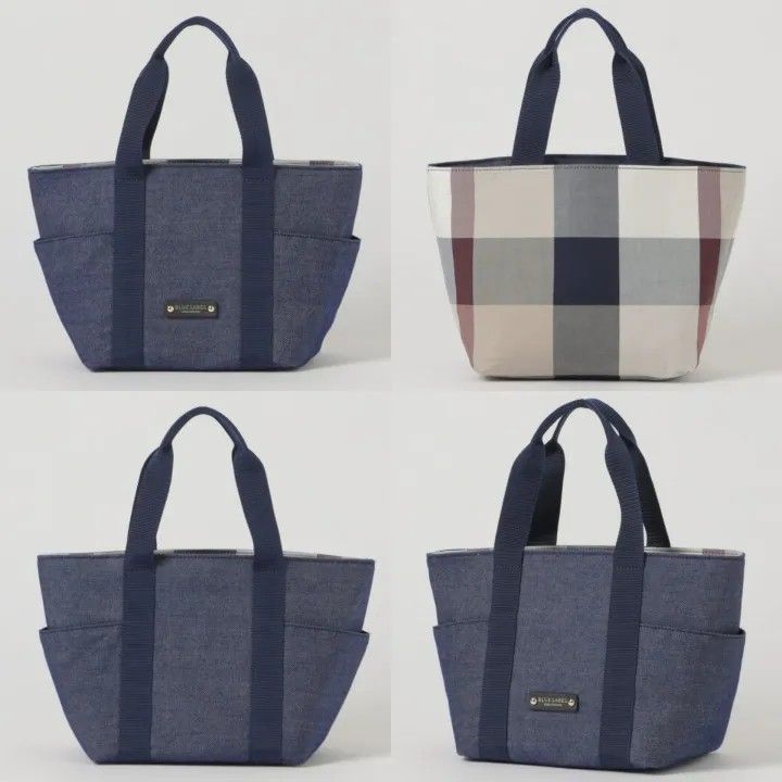 BLUE LABEL CRESTBRIDGE Reversible Mini Tote in Navy CNY BDay Gift ...