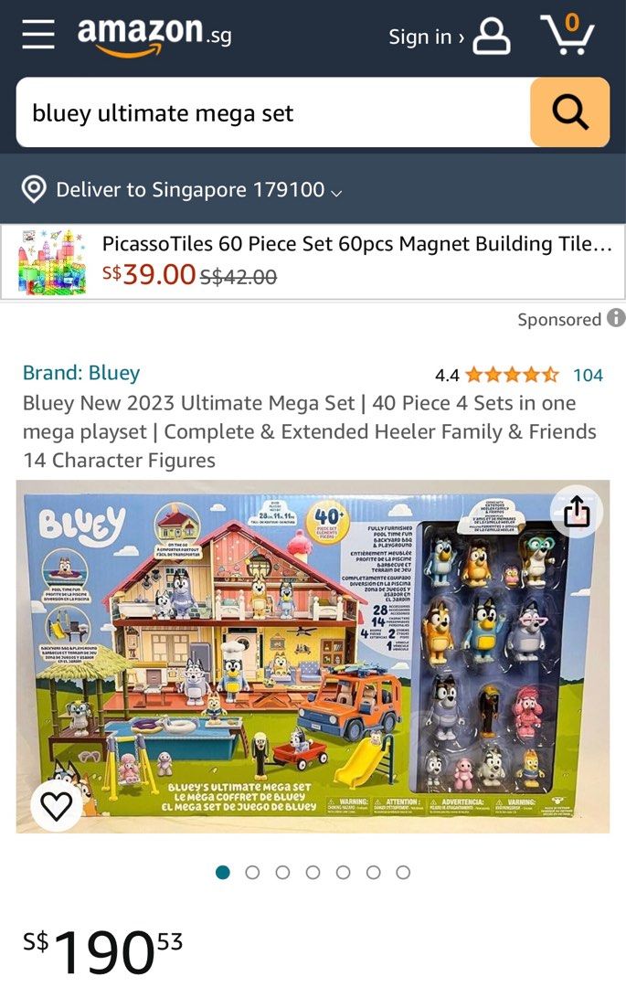 Bluey Ultimate Mega Set Preorder, Hobbies & Toys, Toys & Games on Carousell