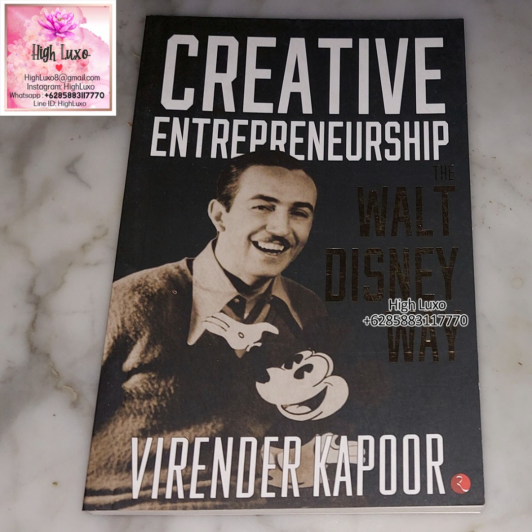 Buku Creative Entrepreneurship Walt Disney Way English Book IMPOR ...
