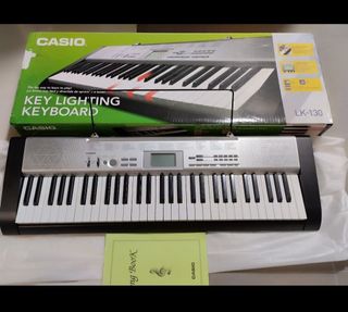 Casio LK 110 key lighting keyboard, Hobbies & Toys, Music & Media, Musical Instruments on Carousell