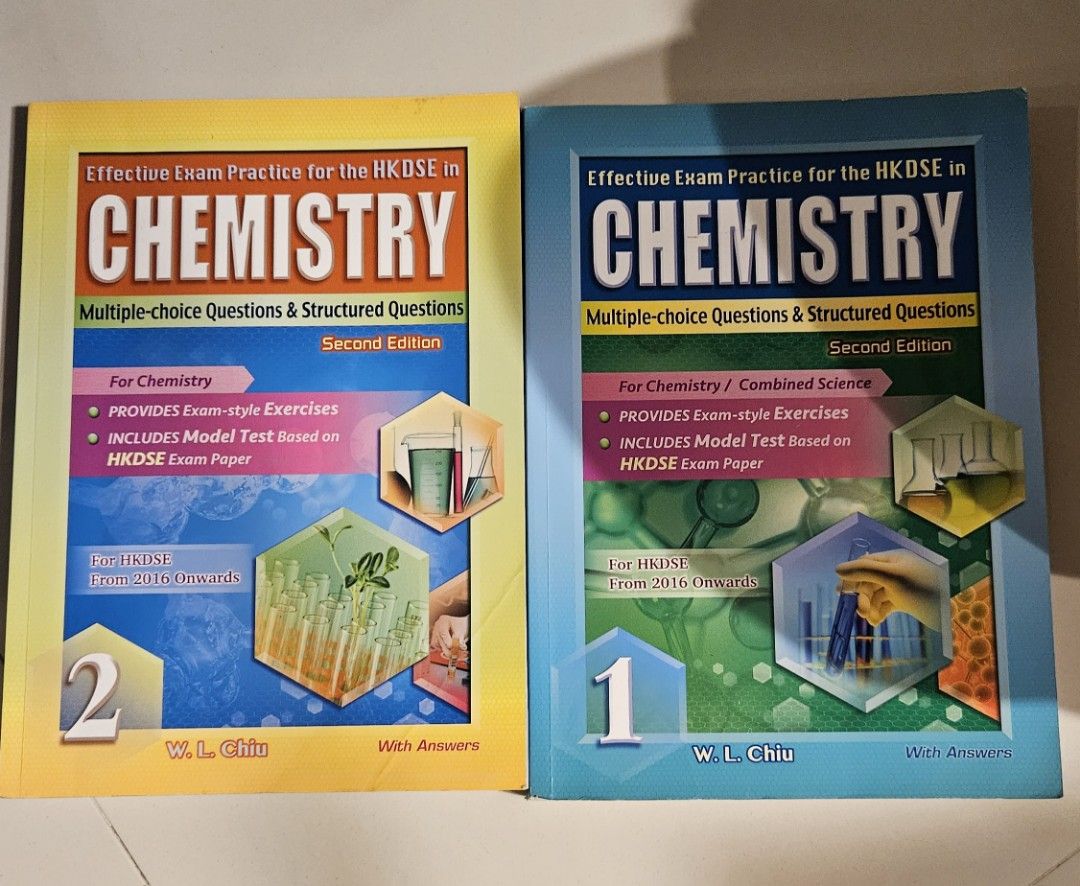 Chemistry Exercise MC ＆Structure Questions, 興趣及遊戲, 書本 & 文具, 教科書 - Carousell