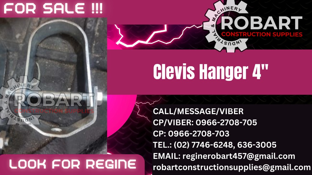 Clevis Hanger 4"., Commercial & Industrial, Construction Tools ...