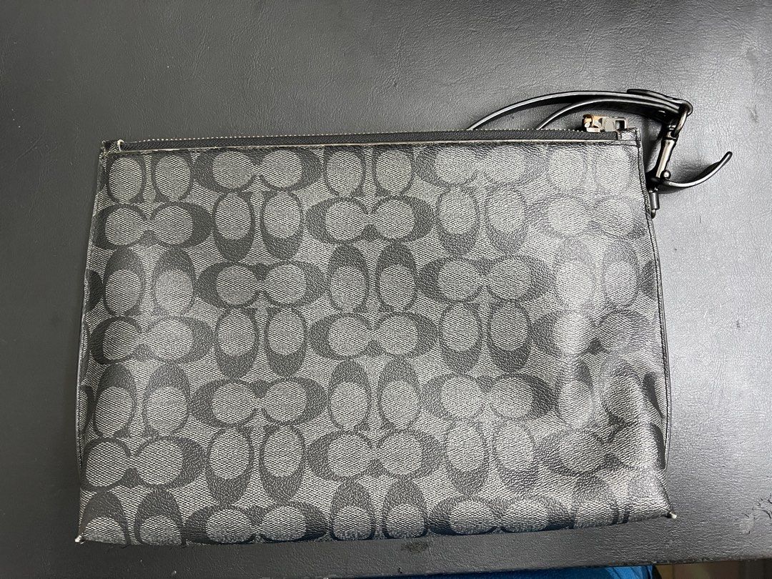 Coach Carryall Pouch In Signature Canvas, Luxury, Bags & Wallets on ...