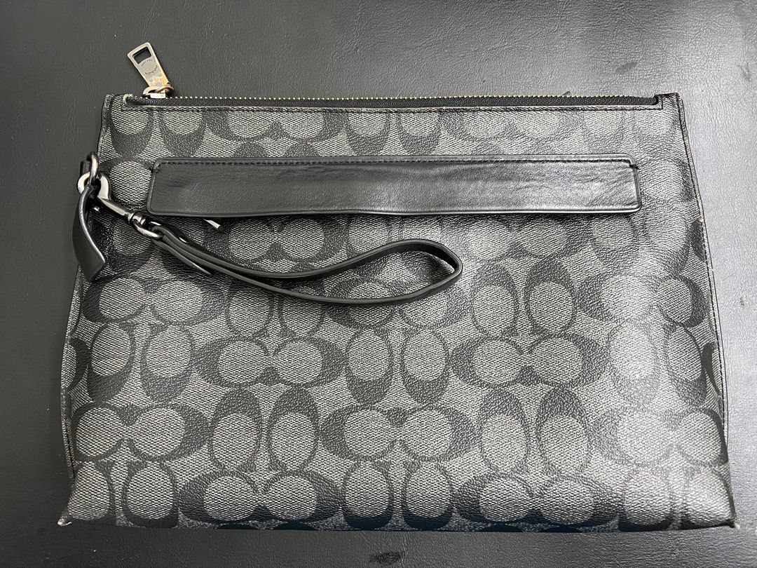 Coach Carryall Pouch In Signature Canvas, Luxury, Bags & Wallets on ...