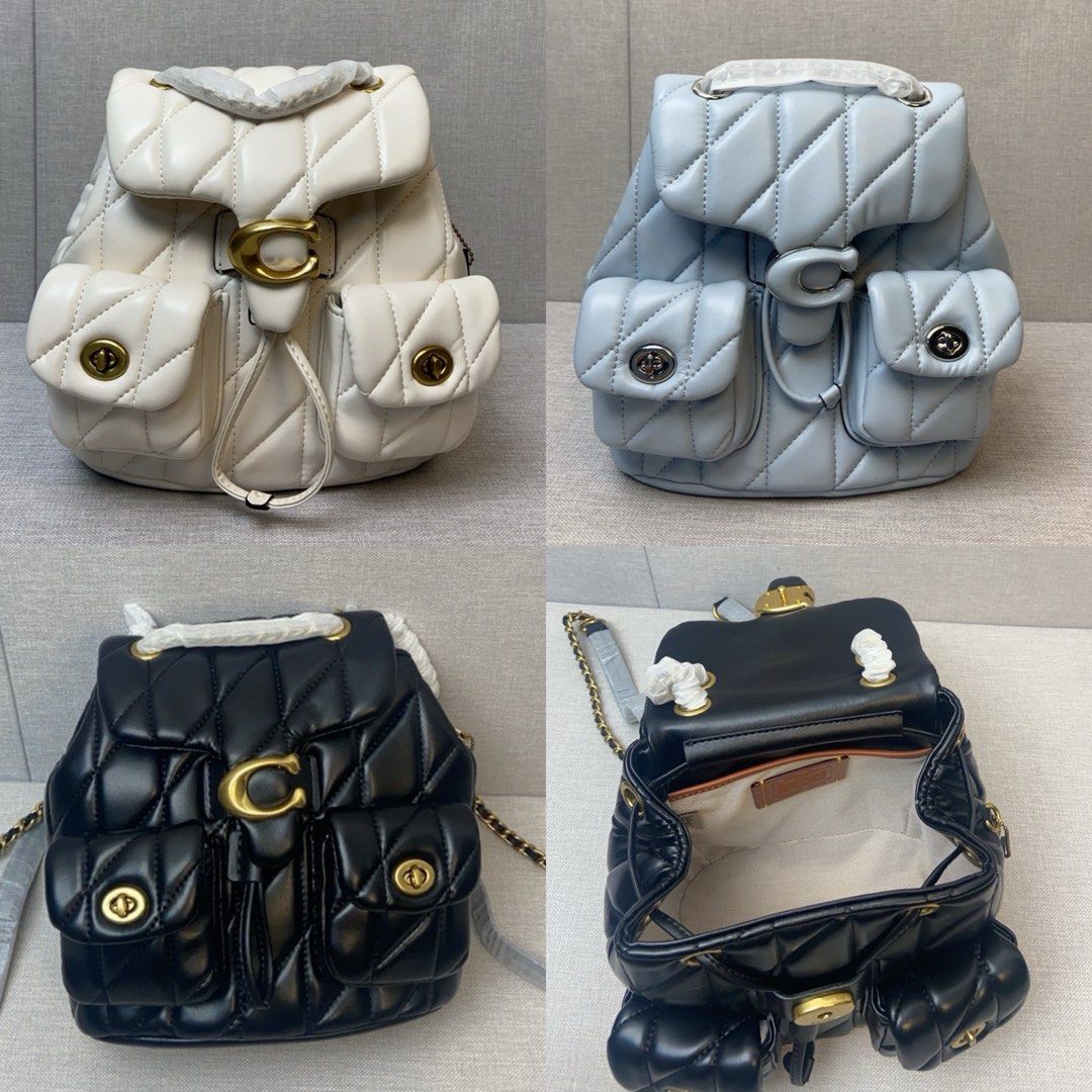 Coach Tabby Quilted Backpack, Women's Fashion, Bags & Wallets ...