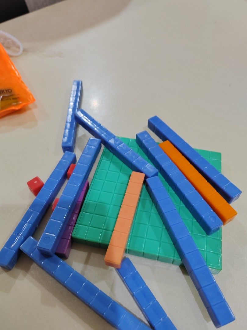 Colourful learning blocks to learn maths, Hobbies & Toys, Toys & Games ...