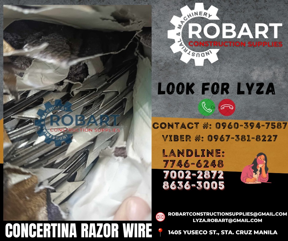 Concertina Razor Wire, Commercial & Industrial, Construction Tools ...