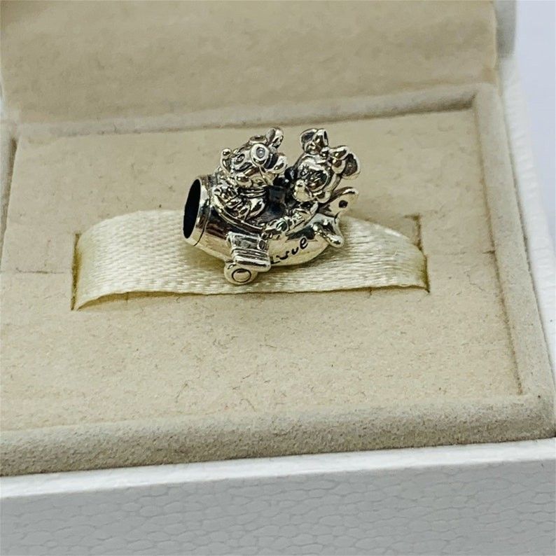 Disney Mickey Mouse & Minnie Mouse Airplane Charm 790108C00, Men's ...