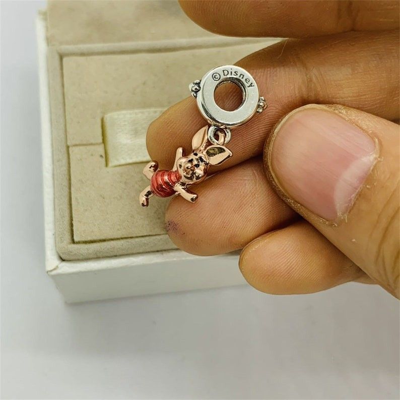 Disney Winnie the Pooh Piglet Dangle Charm 782208C01, Men's Fashion, Watches & Accessories ...