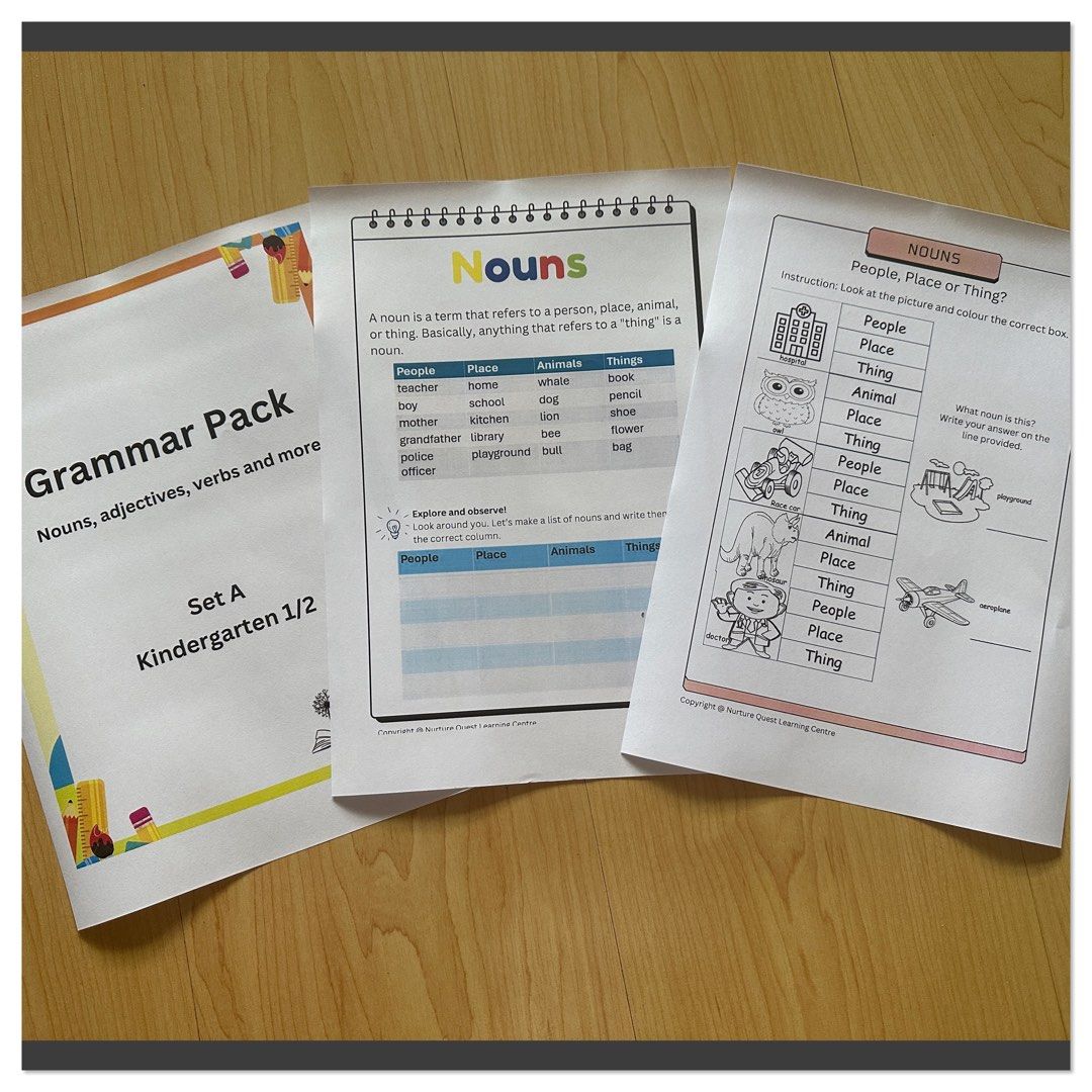 English Learning Packs for Preschool & Primary Level, Learning ...