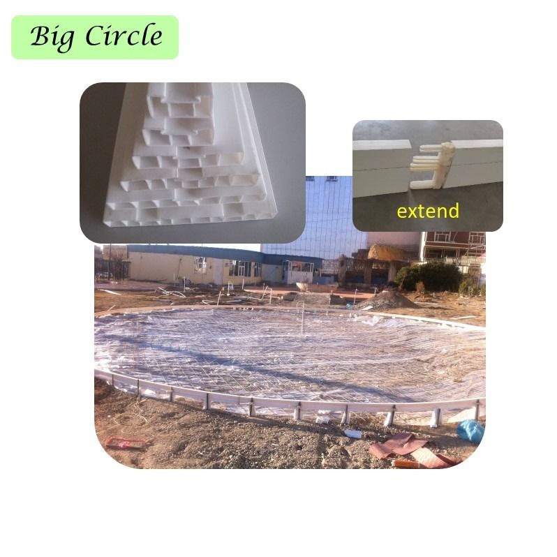 flex plastic formwork curve concrete work sidewalk footpath garden ...