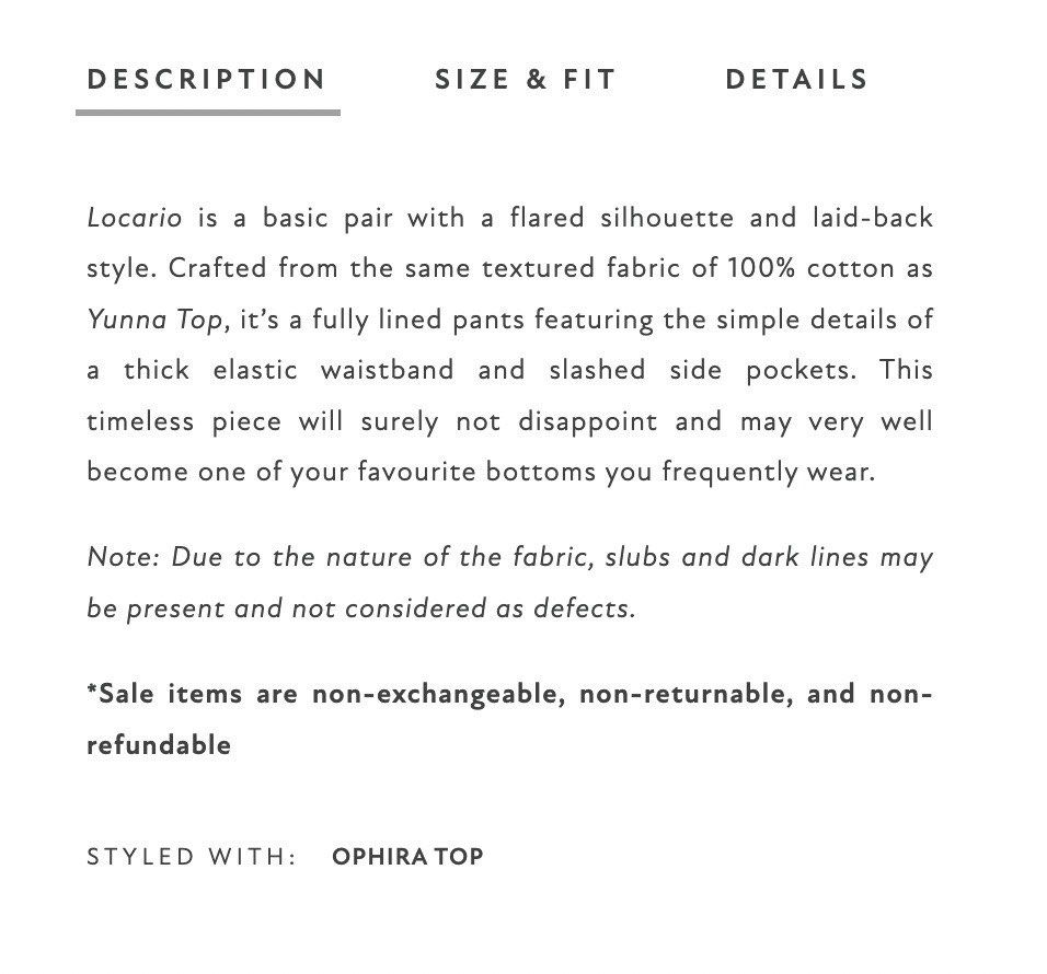 From There On Locario Pants in Black, Women's Fashion, Bottoms, Other ...