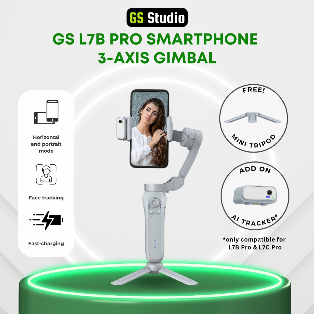 GS L7B L7C Pro Smartphone 3 Axis Gimbal With Bluetooth Connect, Focus ...