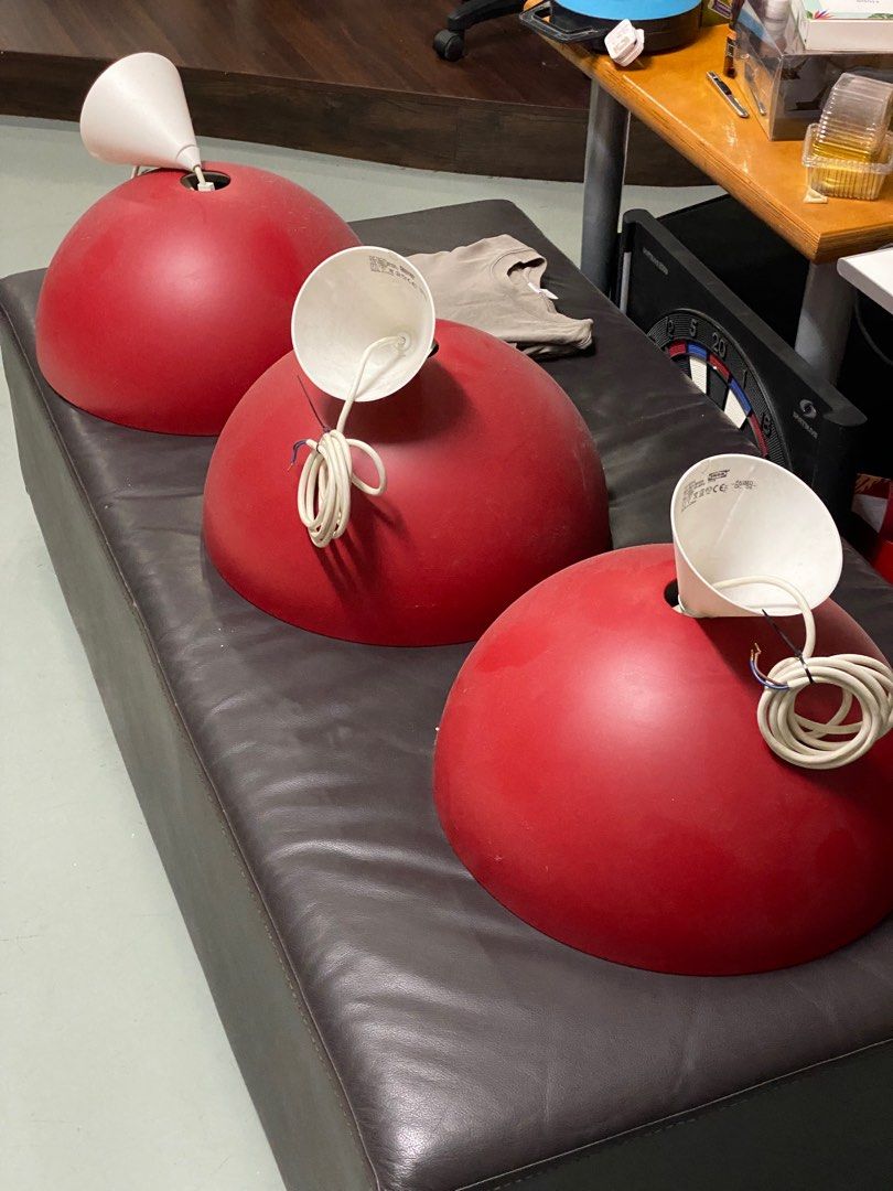 3 x IKEA pendant light, Furniture & Home Living, Lighting & Fans ...