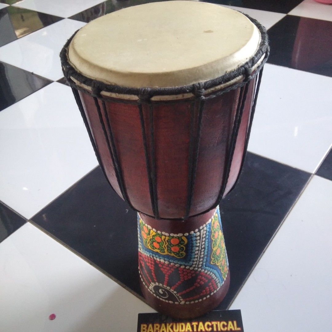 Kendang Jimbe Alat Musik Pukul Tradisional Djimbe 40cm Bongo Perkusi ...