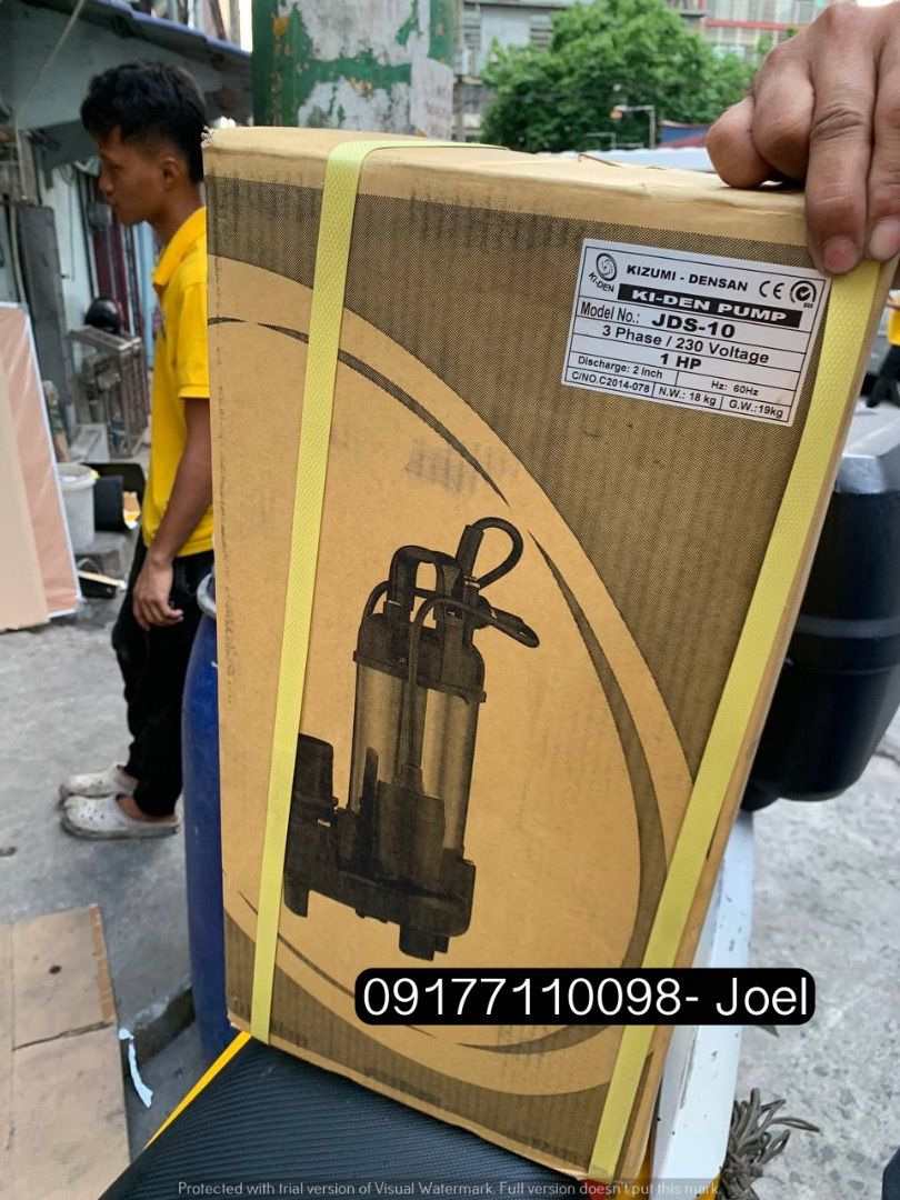 KIZUMI DENSAN SUBMERSIBLE PUMP, Commercial & Industrial, Industrial Equipment on Carousell