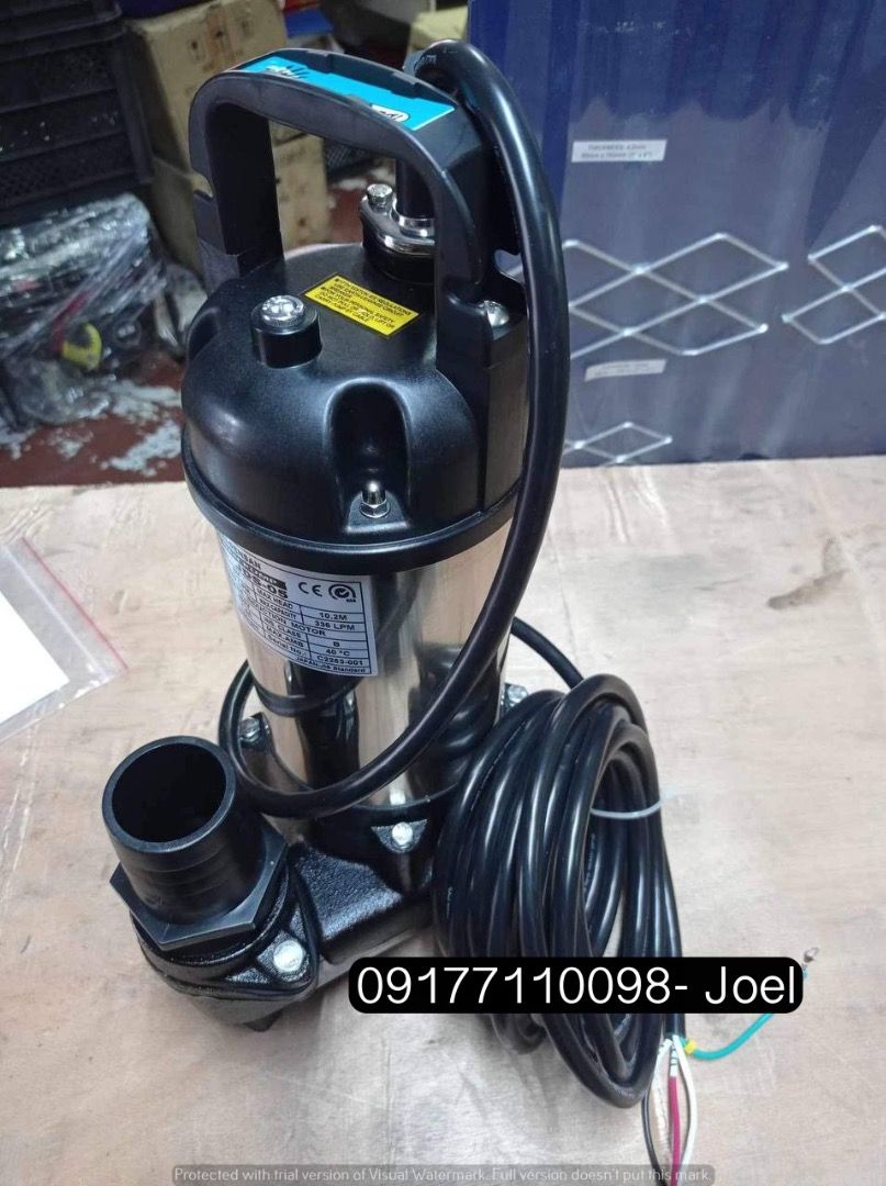 KIZUMI DENSAN SUBMERSIBLE PUMP, Commercial & Industrial, Industrial Equipment on Carousell