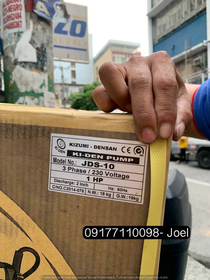 KIZUMI DENSAN SUBMERSIBLE PUMP, Commercial & Industrial, Industrial Equipment on Carousell