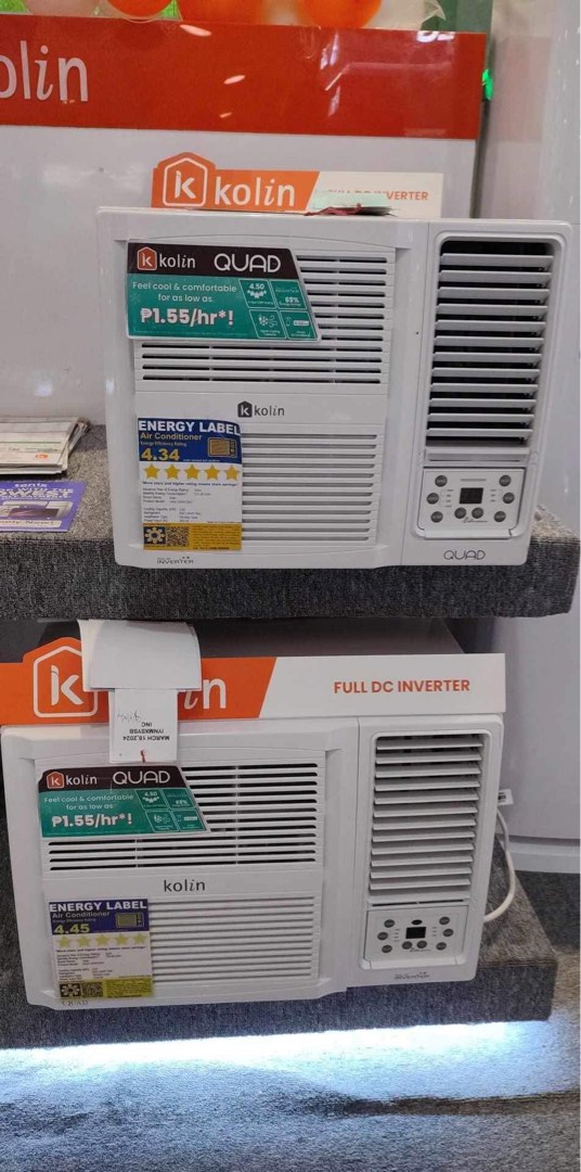 KOLIN WINDOW TYPE INVERTER AIR CONDITIONER KAG75WCINV KAG100WCINV ...