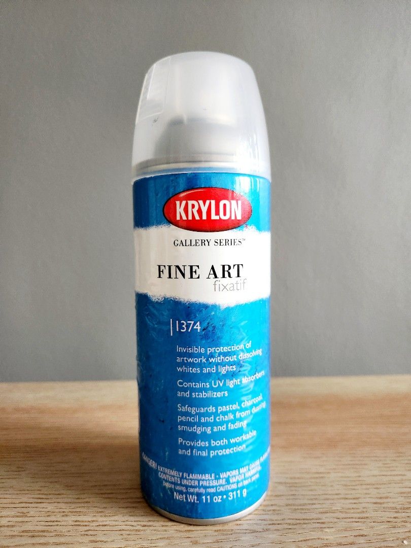 KRYLON Fine Art Fixatif for charcoal, chalk, pencil and pastel, Hobbies ...