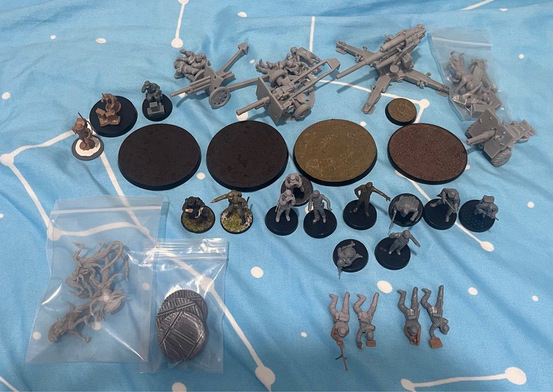 LARGE LOT OF WW2 28mm MINIATURES, Hobbies & Toys, Toys & Games on Carousell