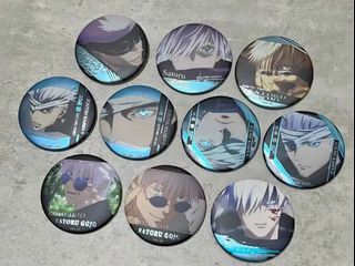 [Authentic] Jujutsu Kaisen Badge Reflective Sukuna Megumi Nobara ...