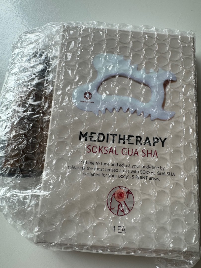 韓國Meditherapy 陶瓷刮痧板+Florace carrier oil 50ml, 美容＆個人護理, 沐浴＆身體護理, 沐浴及身體護理 ...