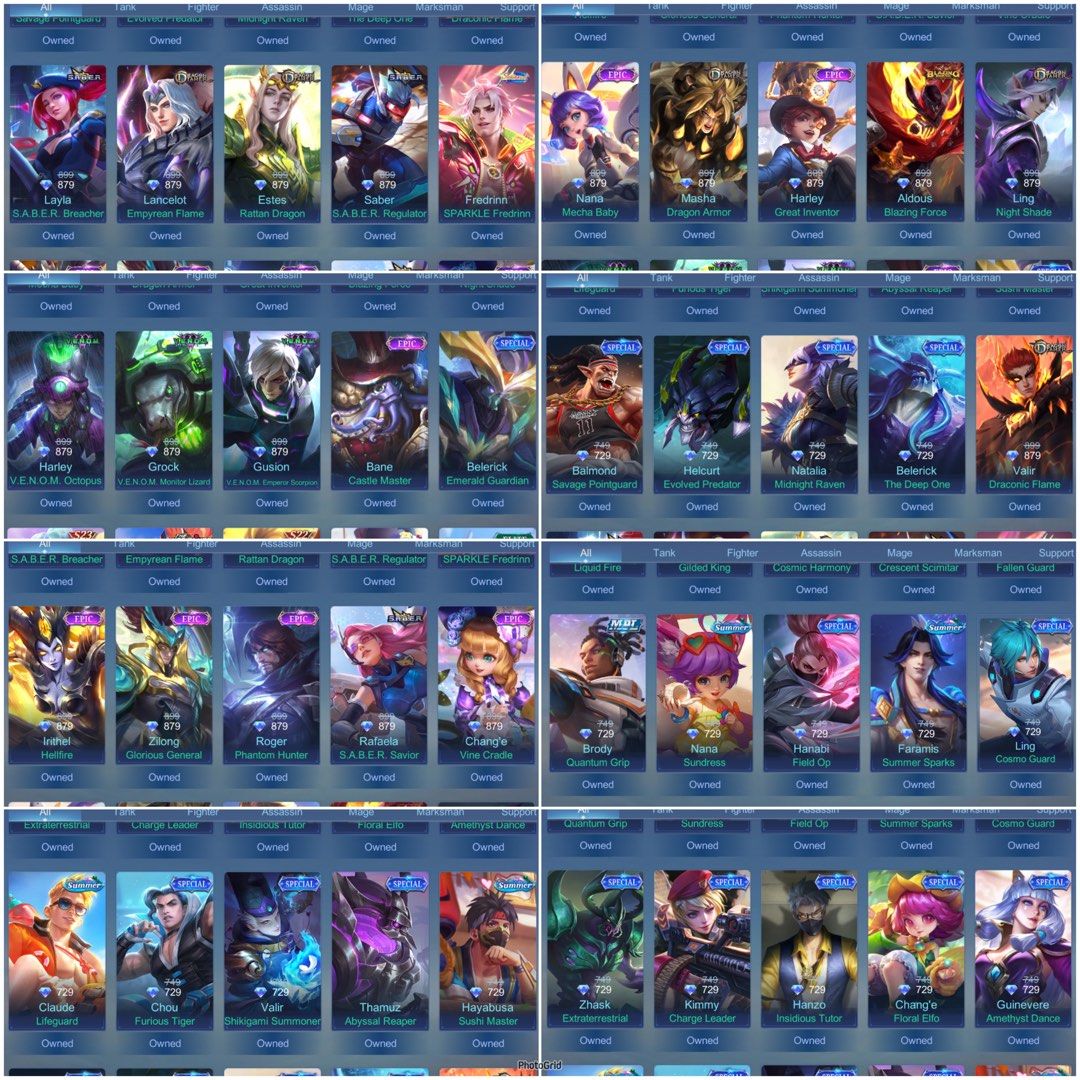 Mlbb acc, Core role, Fanny Aspirant🔥, Hobbies & Toys, Toys & Games on ...