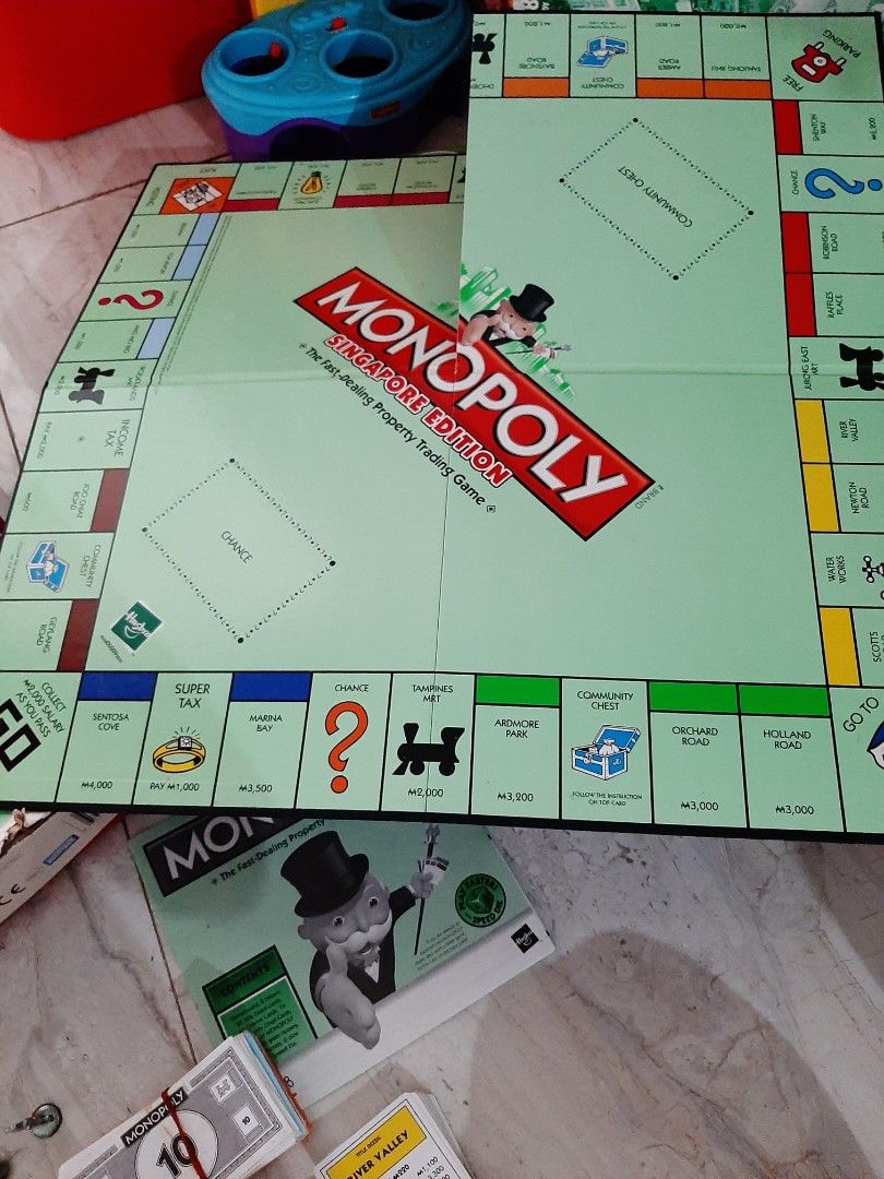 Monopoly singapore edition, Toys & Collectibles, Permainan Papan ...