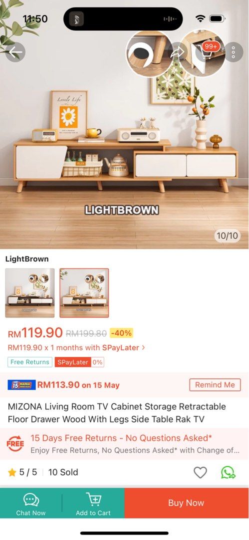 MUJI TV CABINET, Furniture & Home Living, Furniture, TV Consoles on Carousell