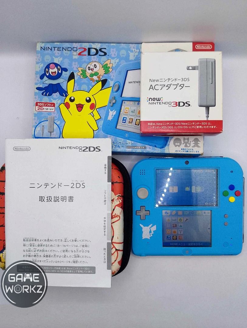 Nintendo 2DS Pokémon Sun and Moon Special Edition (Japan Import), Video ...