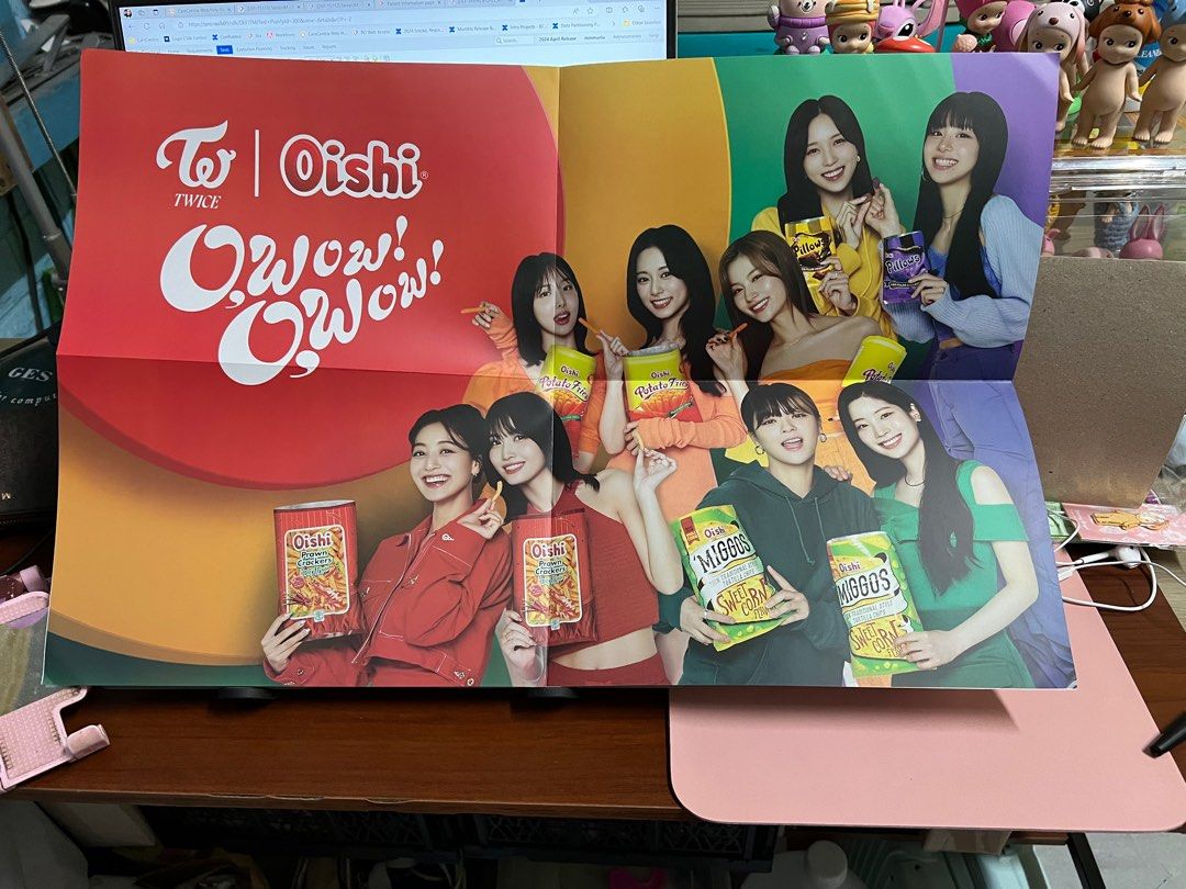 OISHI TWICE POSTER, Hobbies & Toys, Memorabilia & Collectibles, K-Wave ...