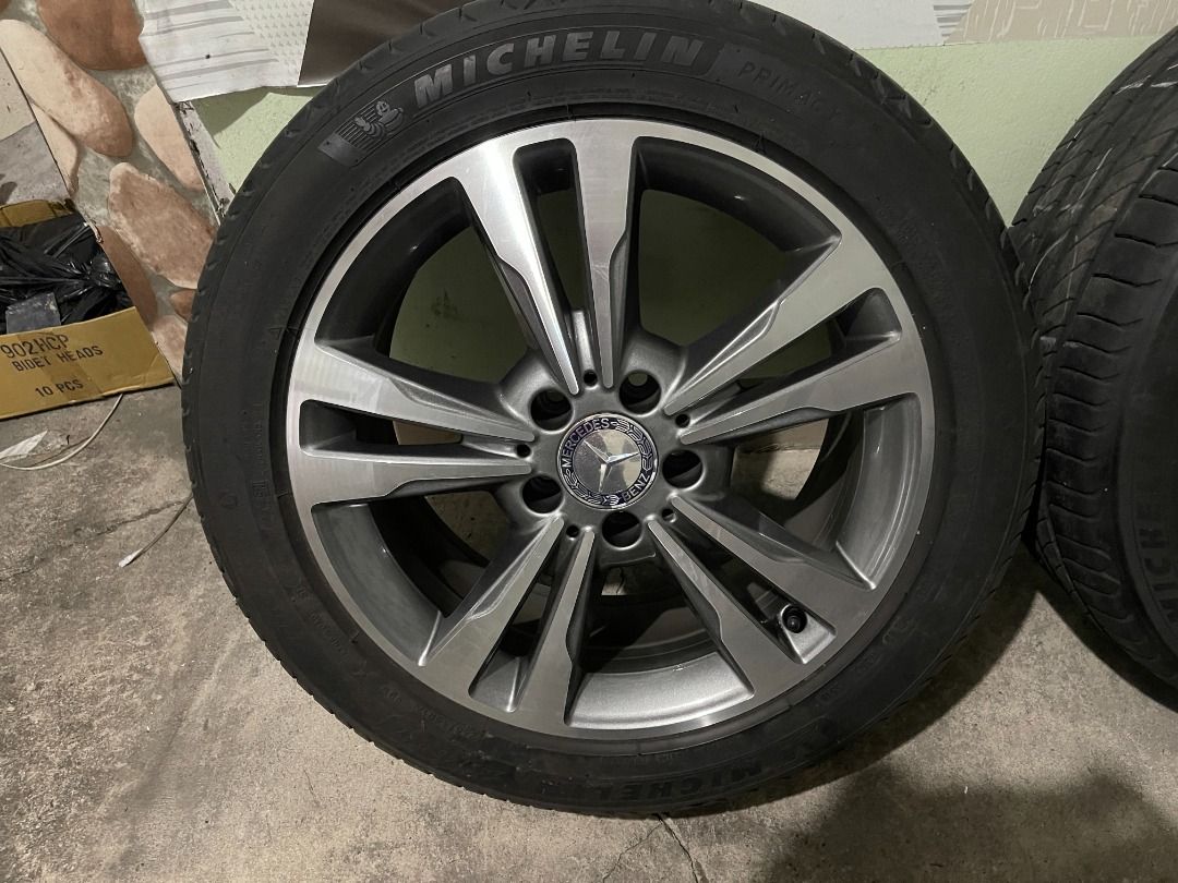 Original Mercedes Benz W212 17" E250 Mags with Michelin Tires, Car ...