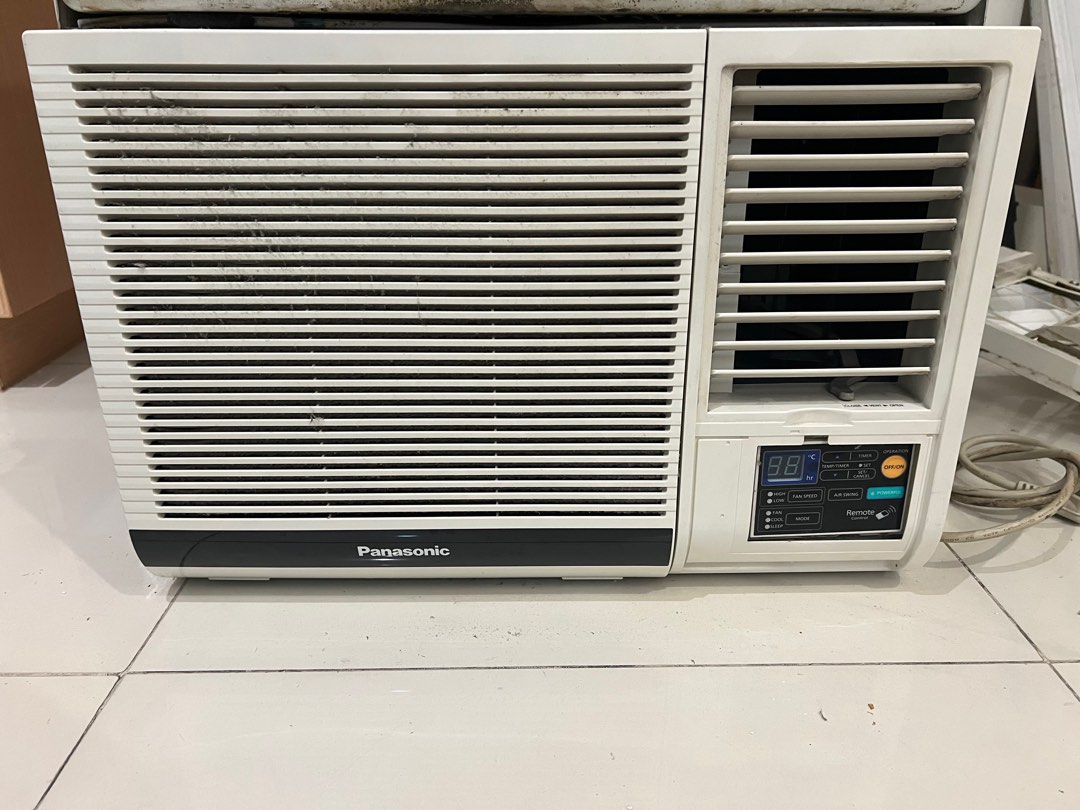 Panasonic Window Type Aircon 1.5HP - CW-XC125VPH, TV & Home Appliances ...