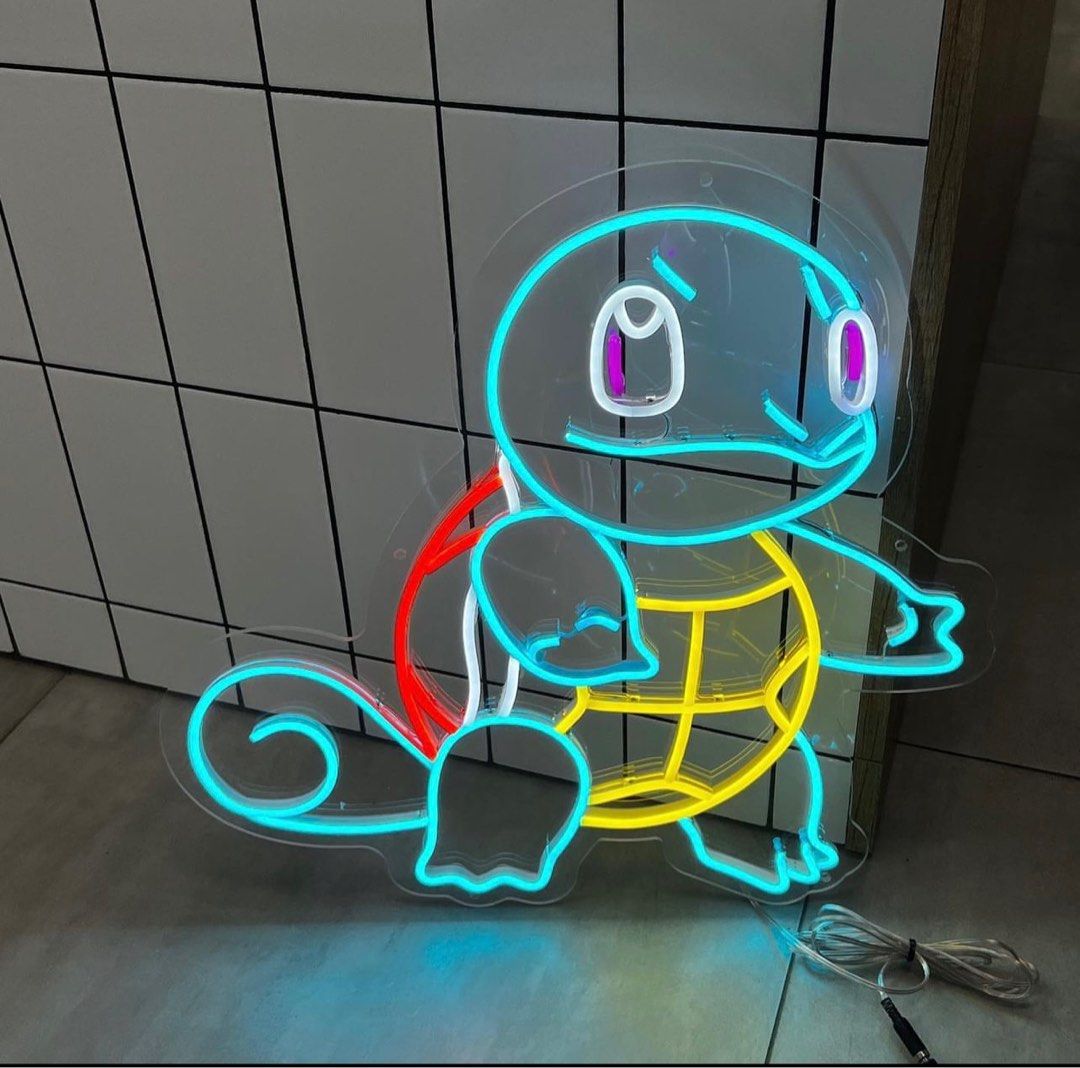 Pokemon Neon Sign - Custom Made, Furniture & Home Living, Lighting ...