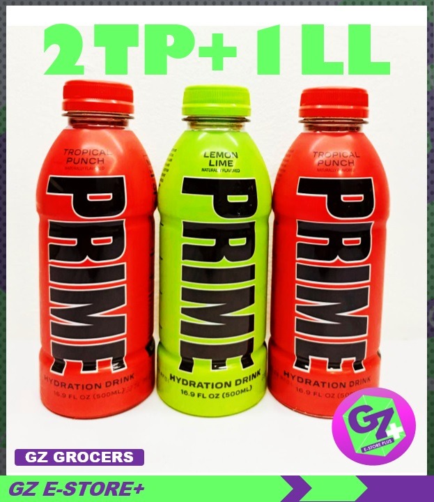 PRIME Hydration Drink 2+1 Promo Sports Energy Drink 500ML, Health ...