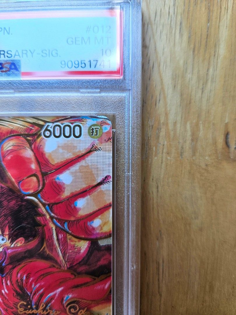 One Piece TCG (OP05) - Luffy (Oda Signatures), Hobbies & Toys, Toys ...