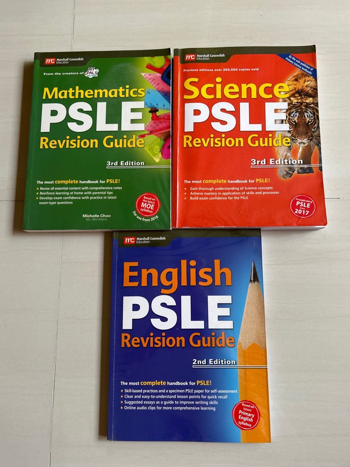PSLE Revision Guide - English Mathematics Science, Hobbies & Toys ...