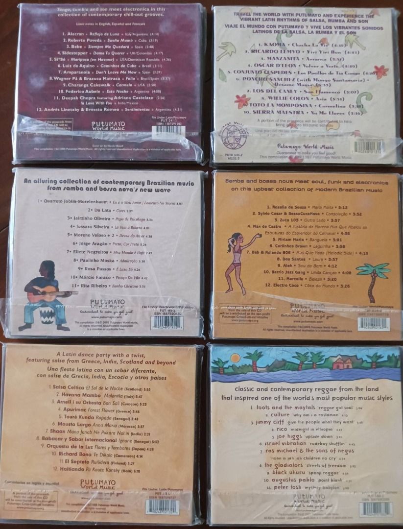 Putumayo World Music CDs, Hobbies & Toys, Music & Media, CDs & DVDs on ...