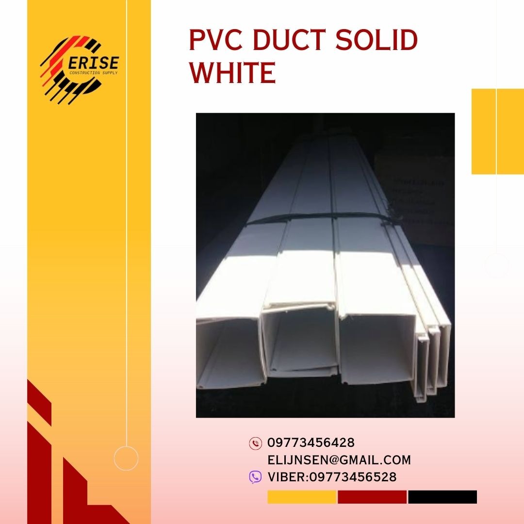 PVC DUCT SOLID WHITE, Commercial & Industrial, Construction & Building ...