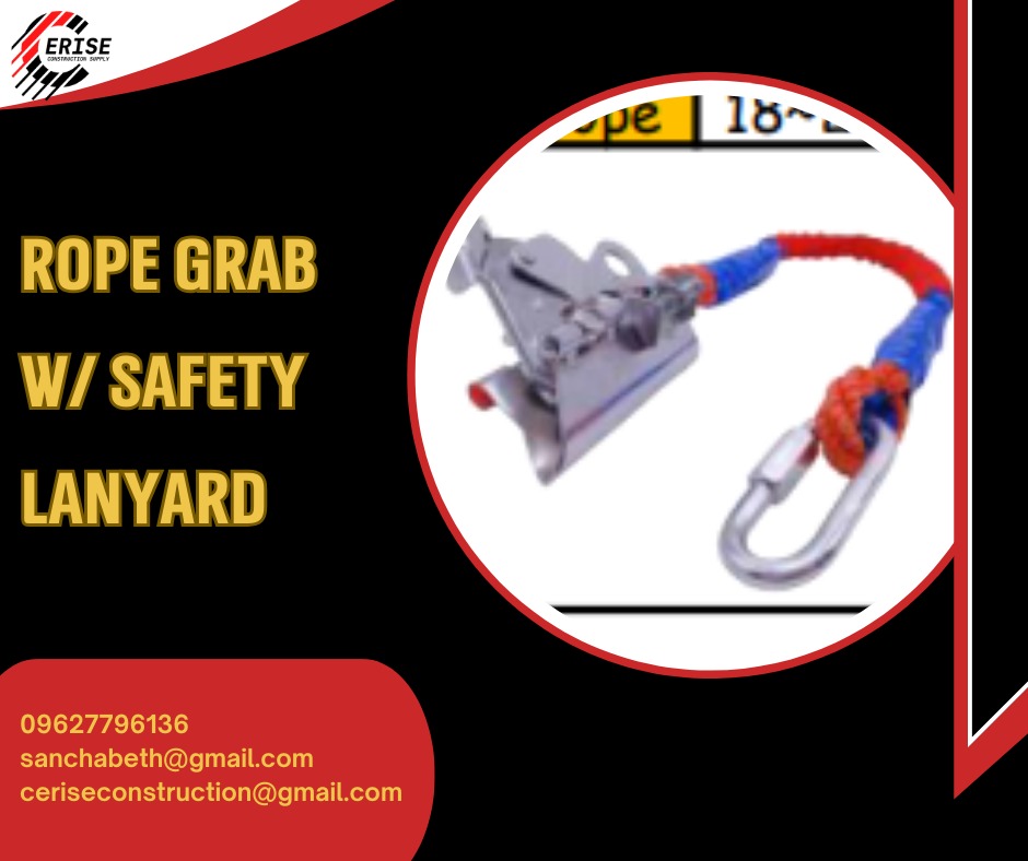 Rope Grab w/ Safety Lanyard, Commercial & Industrial, Construction ...