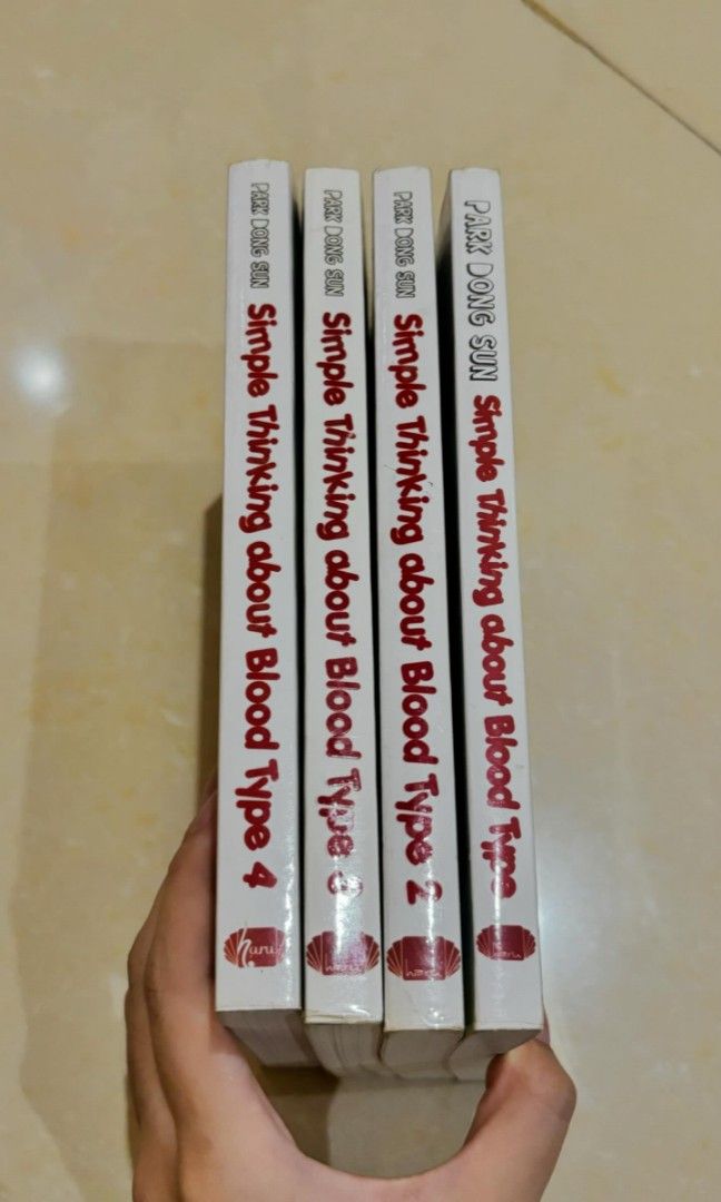 Simple Thingking about Blood Type (seri 1 sampai 4), Buku & Alat Tulis ...