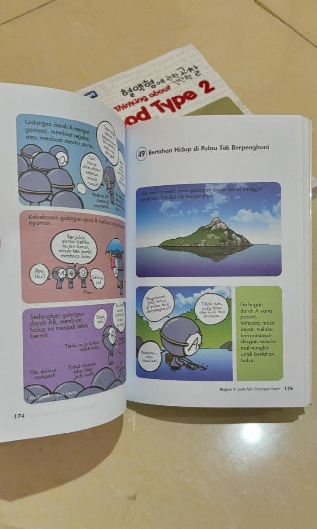 Simple Thingking about Blood Type (seri 1 sampai 4), Buku & Alat Tulis ...