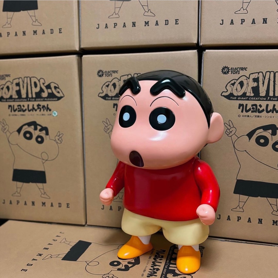 現貨 Sofvips 蠟筆小新 巨大 Sofvips-G 初版 原色, 興趣及遊戲, 玩具 & 遊戲類 - Carousell