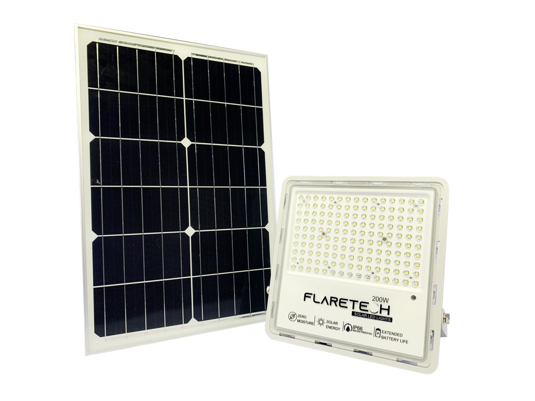 SOLAR JUAN - 200 WATTS SOLAR FLOOD LIGHT, Furniture & Home Living ...