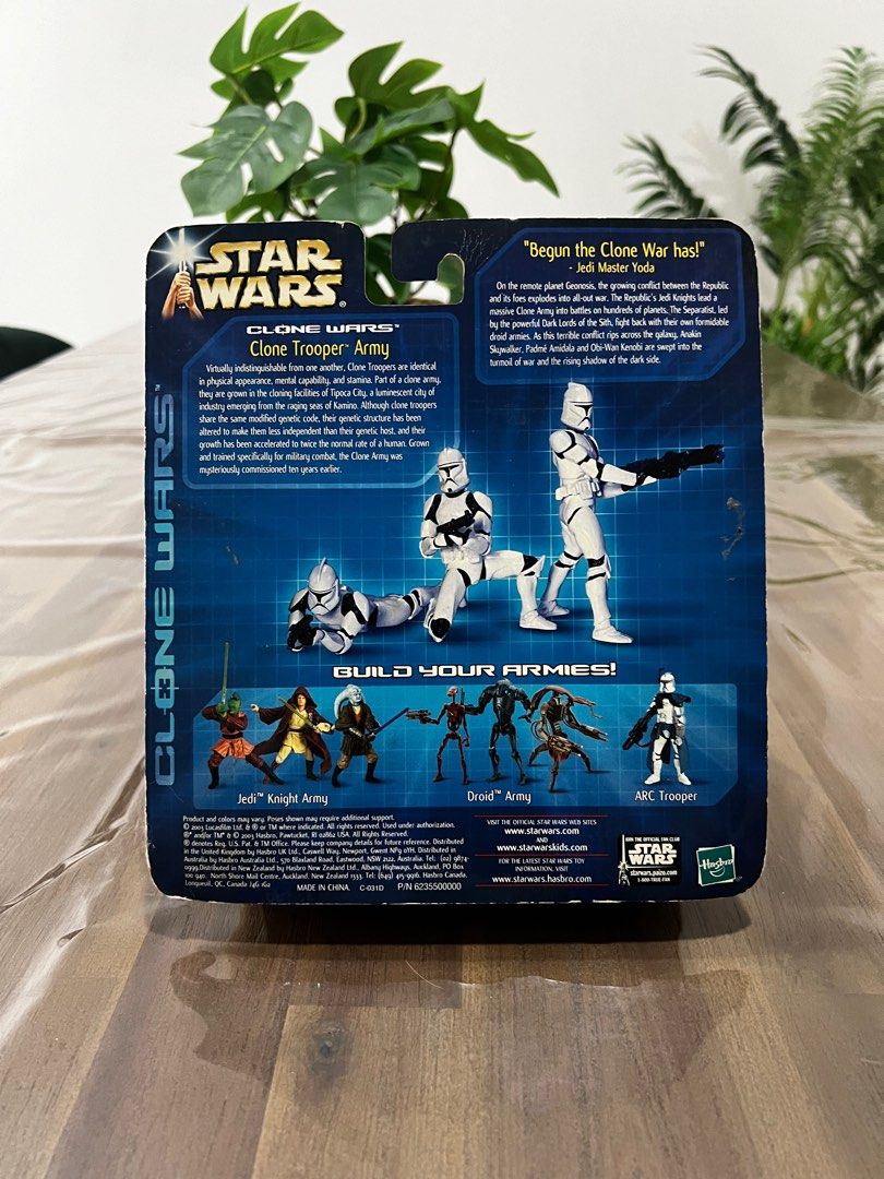 Star Wars Clone Trooper Army Clone Wars Army of the Republic Hasbro ...