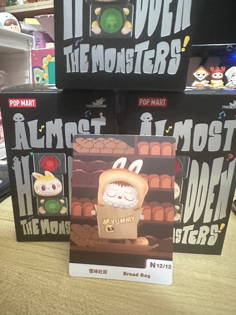 The Monster Almost Hidden Series Bread Bag, Hobbies & Toys, Toys ...