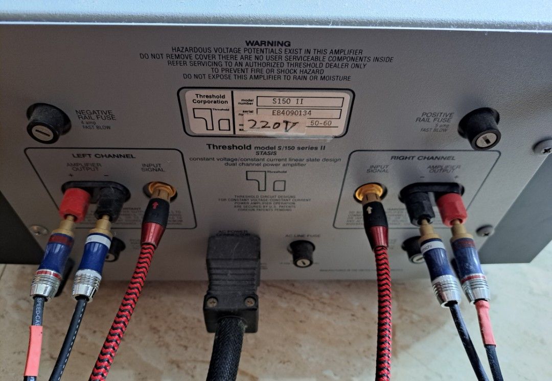 美國Threshold S150 MK2 Power Amplifier 後級擴音機, 音響器材, 其他音響配件及設備 - Carousell