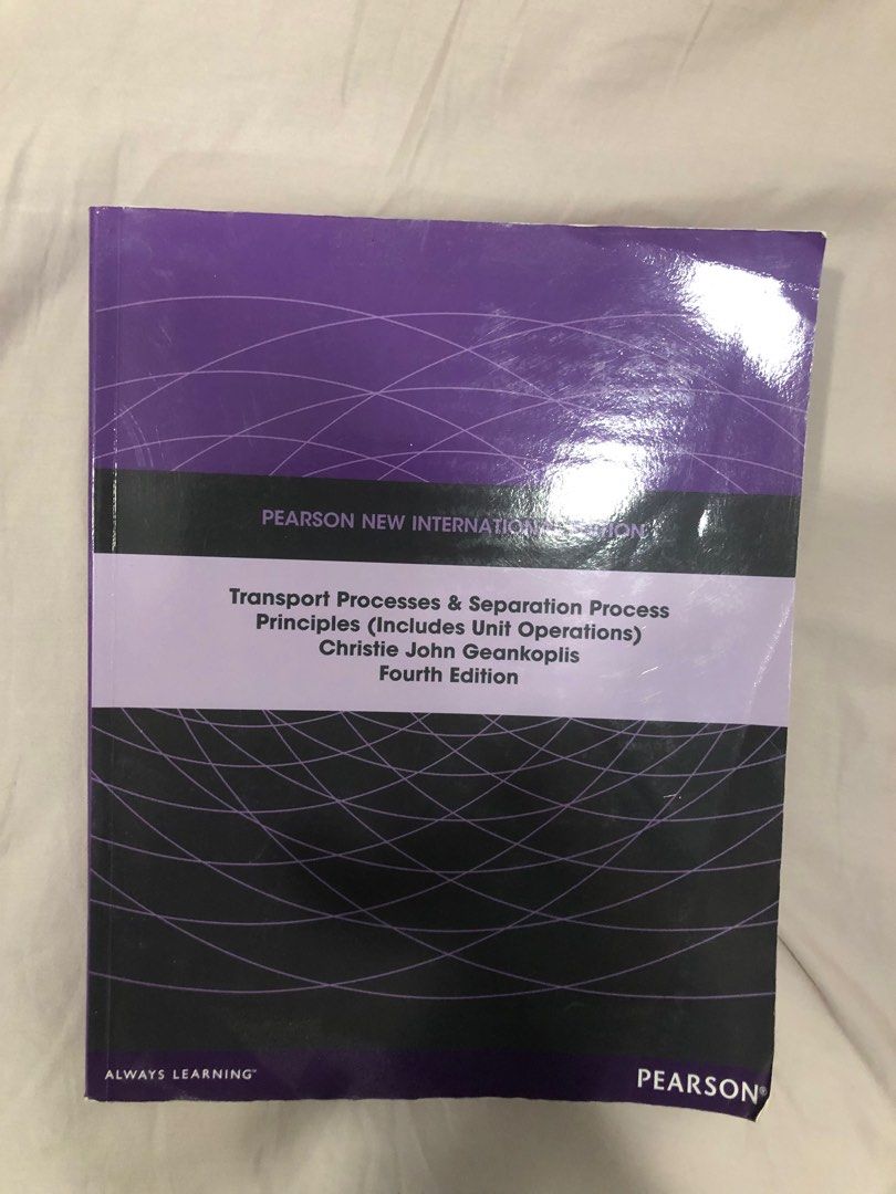 Transport Processes& Separation Process Principles, Hobbies & Toys ... Transport Processes& Separation Process Principles, Hobbies & Toys ...