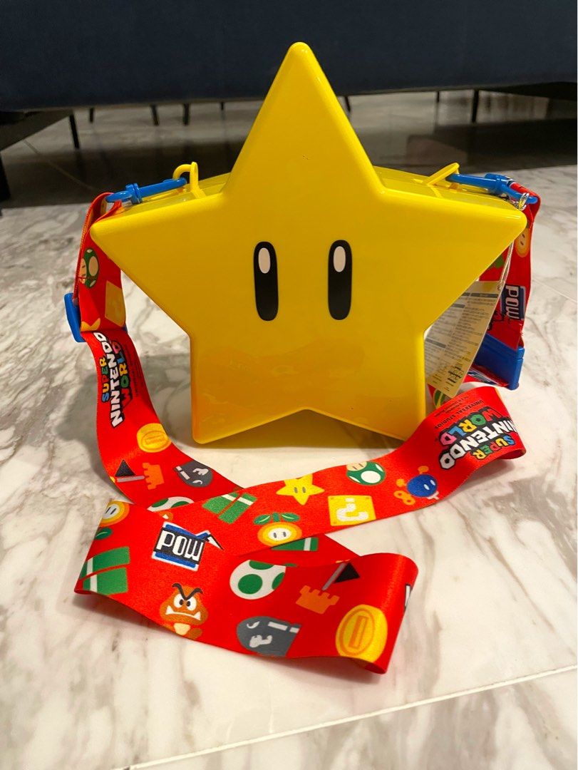 USJ Super Nintendo World LED Mario Star Popcorn Bucket, Hobbies & Toys ...